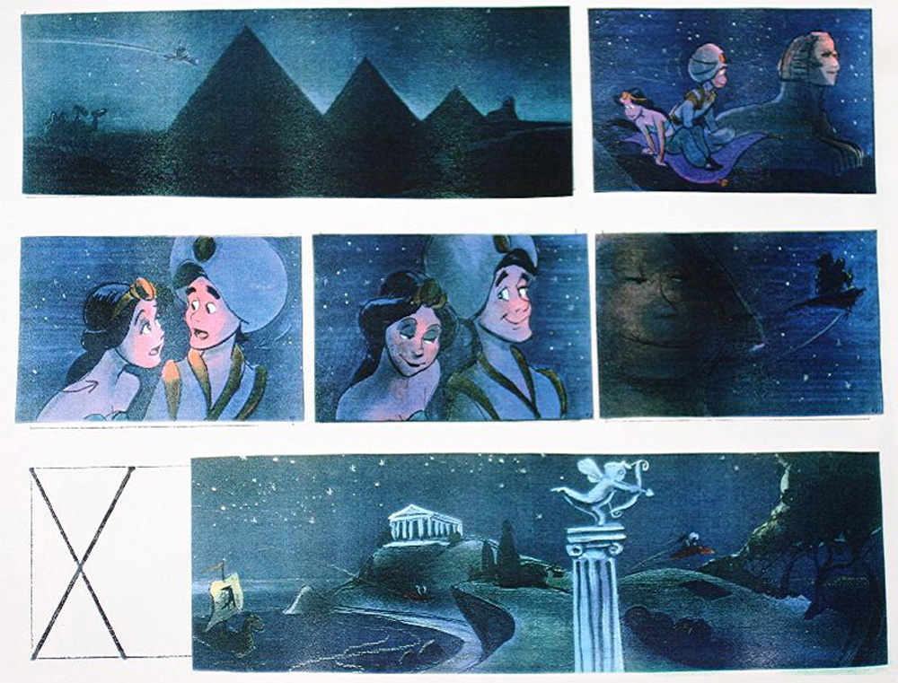 Living Lines Library: Aladdin (1992) - Storyboards