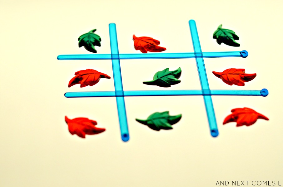 Fall Tic Tac Toe Light Table Activity | And Next Comes L - Hyperlexia ...