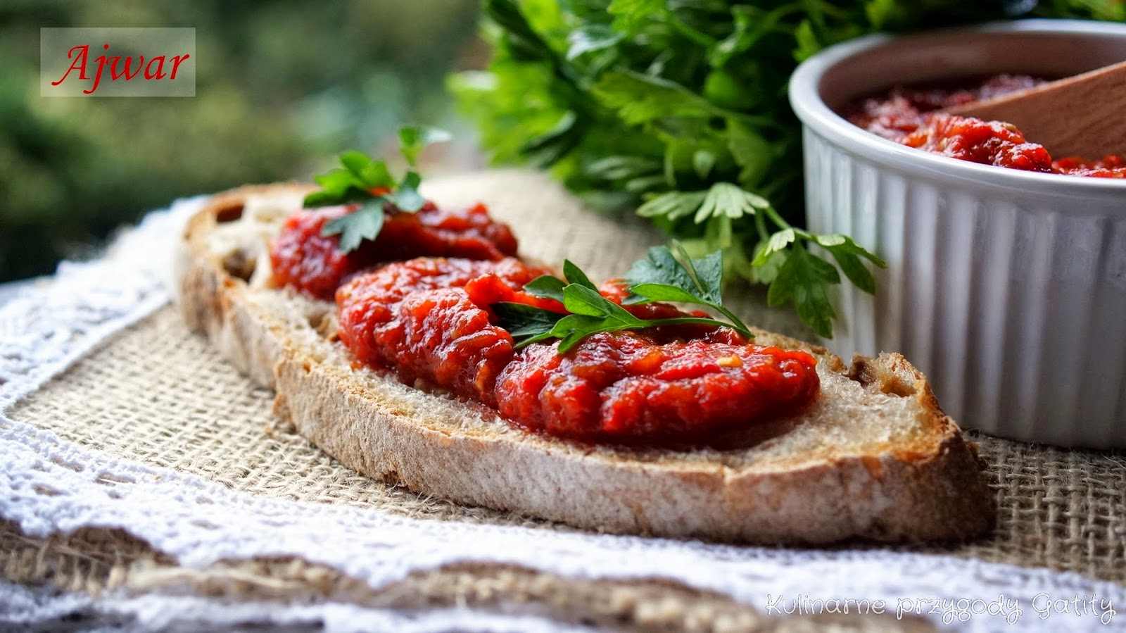 Ajwar, pasta z pieczonych warzyw