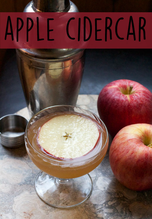 A Less Processed Life: What I'm Drinking: An Apple Cidercar Cocktail