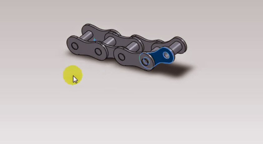 How to assemble the Chain in Solidworks 2011 From VDO - SolidWorks Share