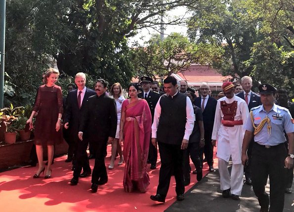 King Philippe and Queen Mathilde visited Mumbai