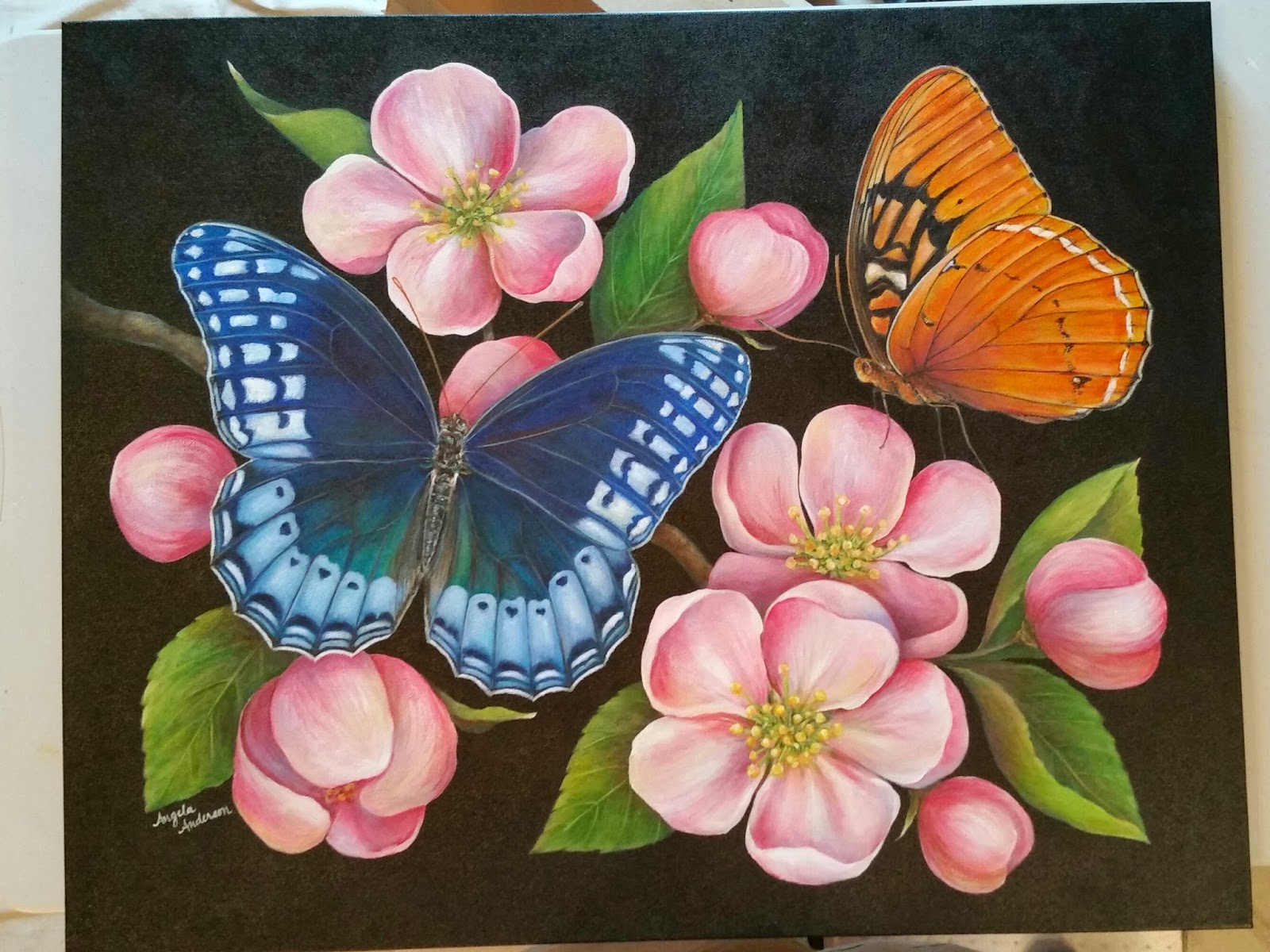 Angela Anderson Art Blog: "Arkansas Beauty" Original Acrylic Painting ...