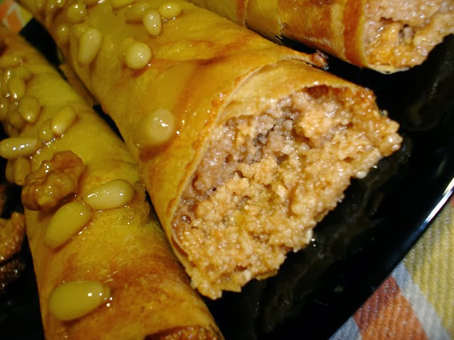 Caramelos y Chocolates: Receta del día: Enrollado de Dulce Árabe