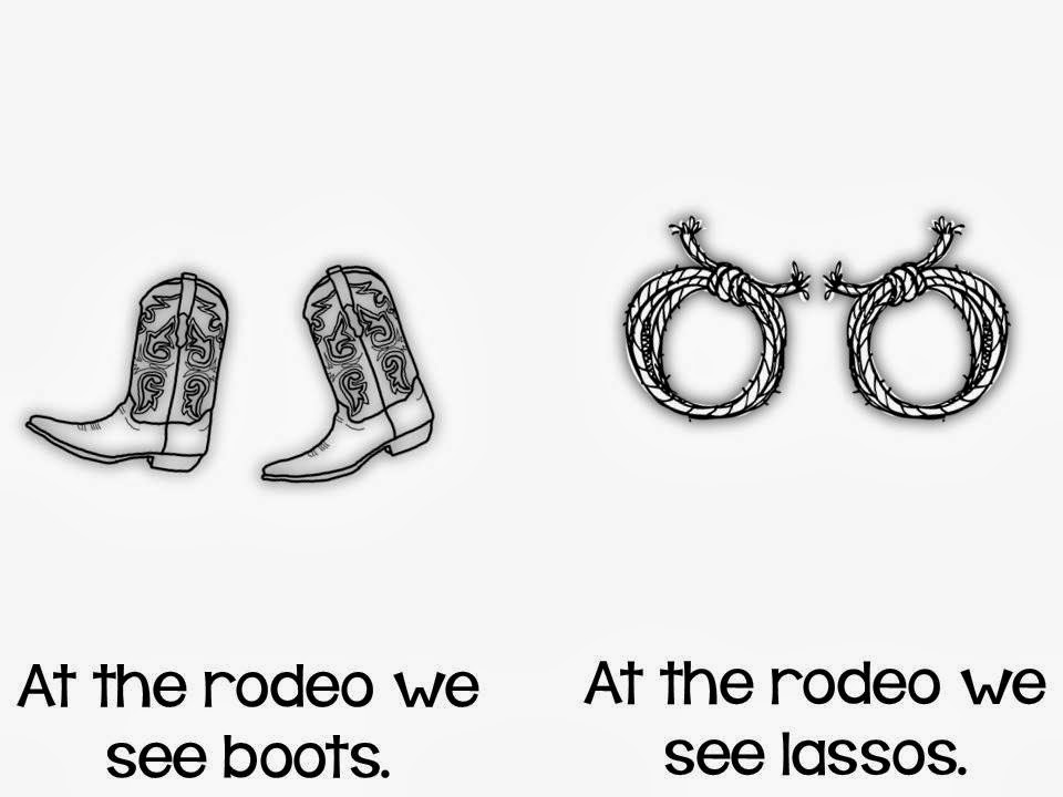 Teachin' Little Texans: Rodeo big book and Emergent Reader