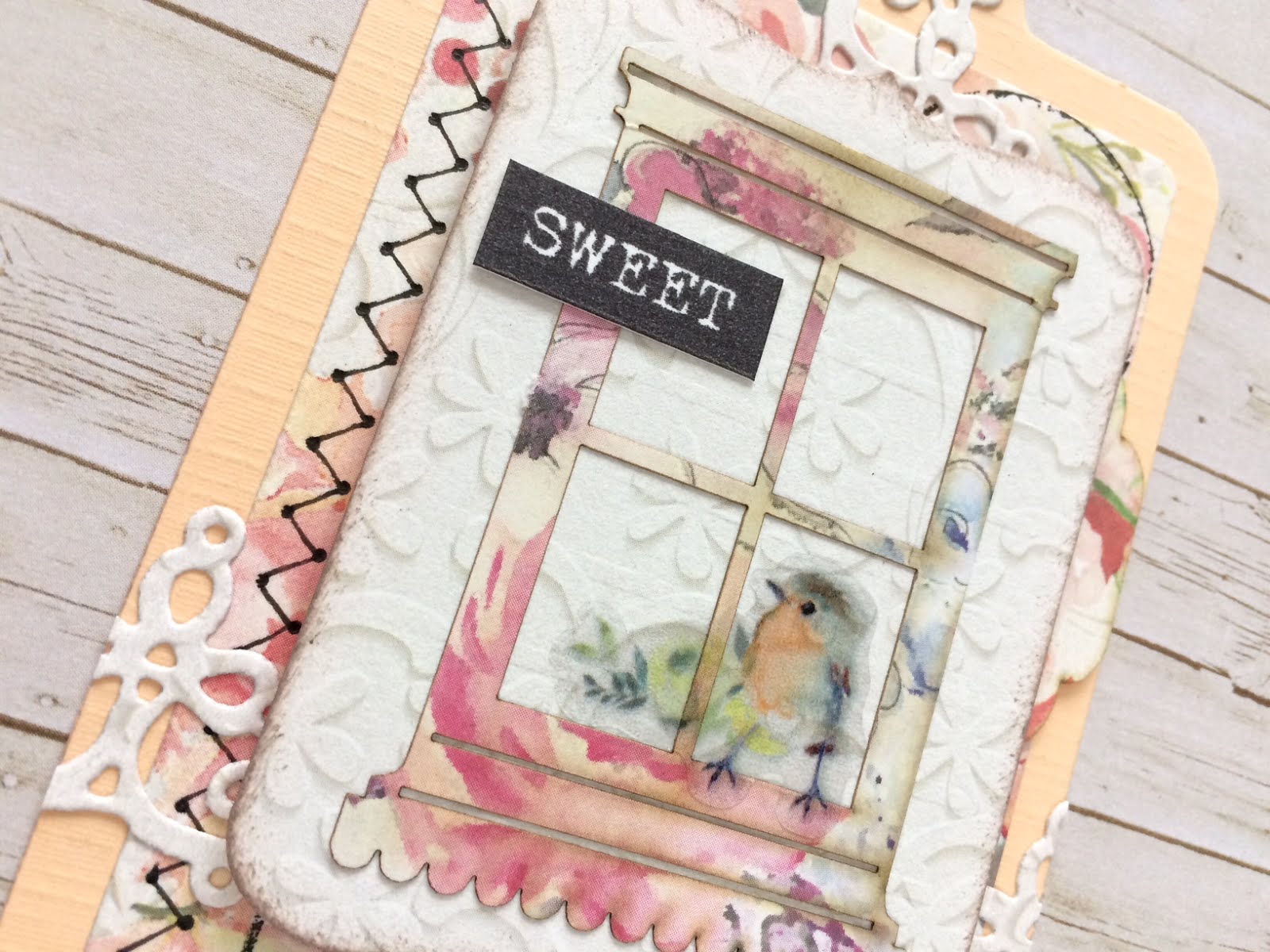 Mini cards FabScraps Memory Lane card kit + video - Gerry's Craft Room