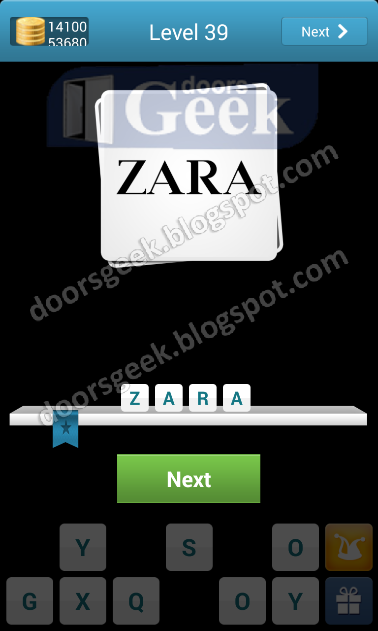 Logo Quiz Level 39 by Mangoo Games ~ Doors Geek