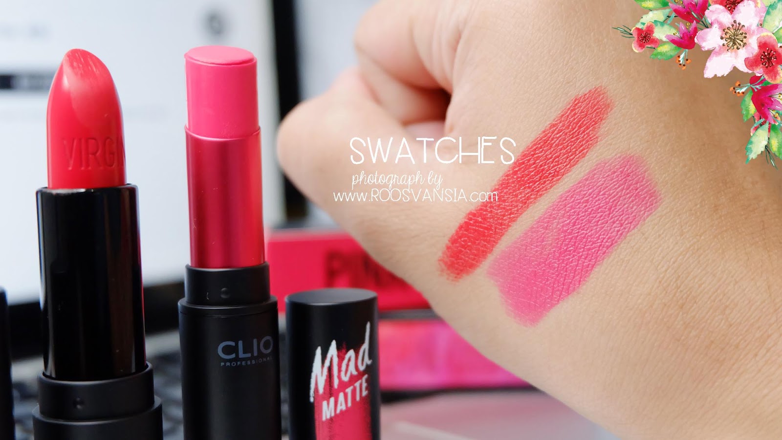 CLIO Cosmetics Virgin Tinted Lip and Mad Matte Lipstick | ROOSVANSIA ...