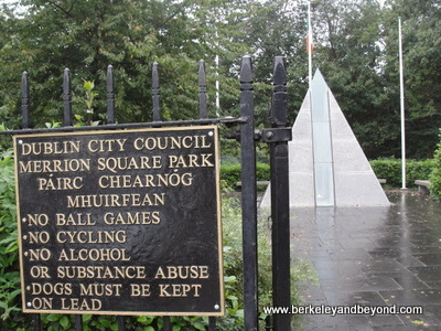 Travels With Carole: Dublin, Ireland: Parks--Merrion Square Park + St ...