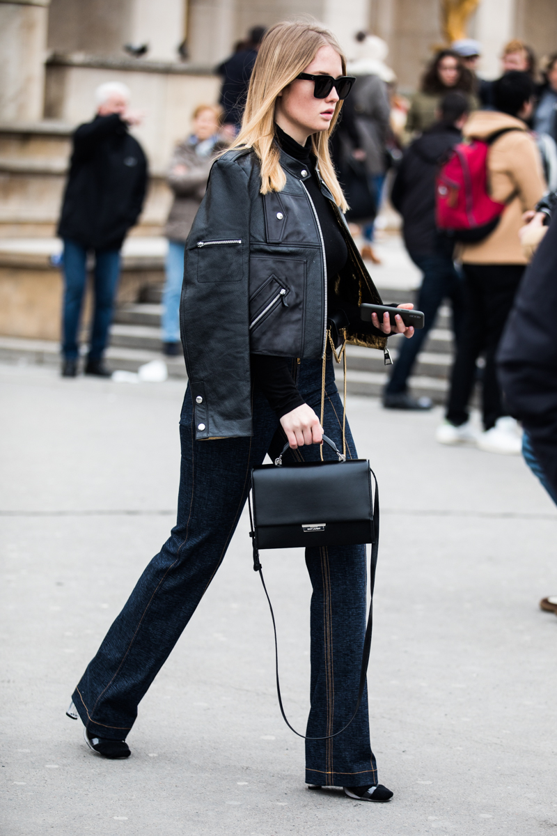 street style_rider jacket - DIMANCHE