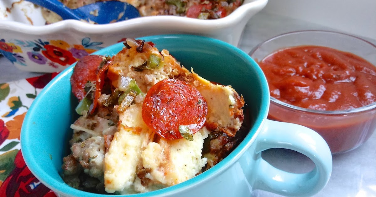 At Home with the Loverbees: Pizza Crust Bread Pudding