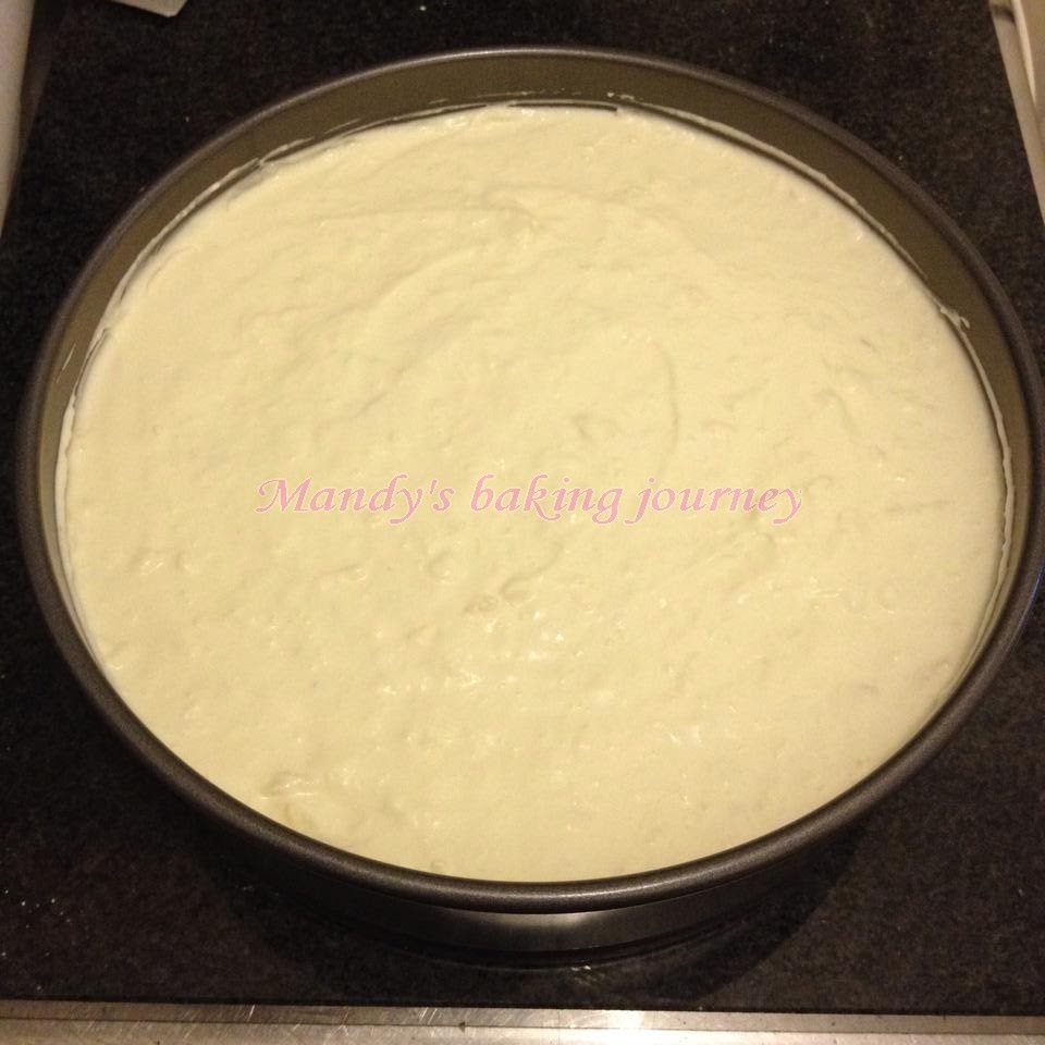 Mandy's baking journey: Durian cream cheese mousse entremets