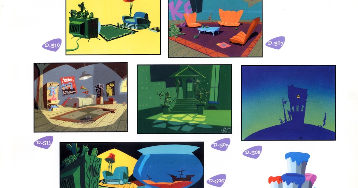 OLIVIER BRUT ANIM: Les Zinzins de l'Espace ( Gaumont) Background Color