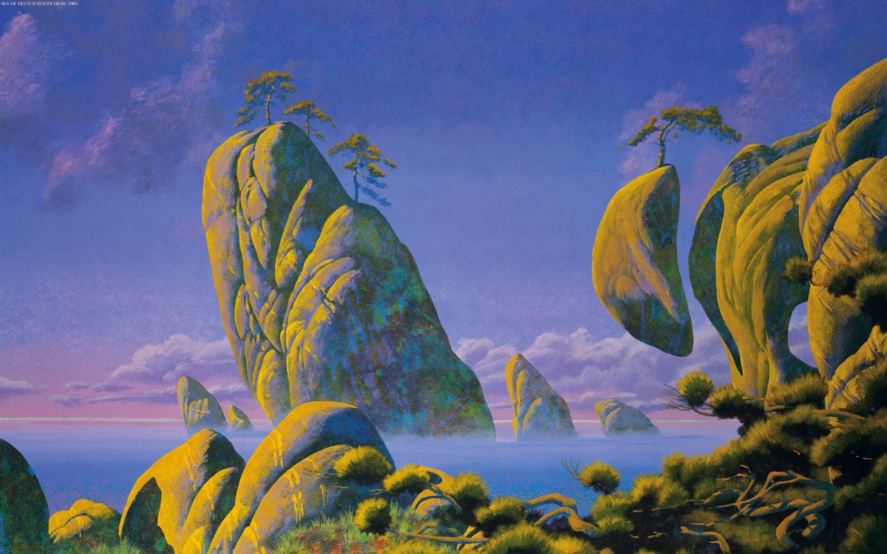 Psychedelic art: Fantastic drawings of Roger Dean