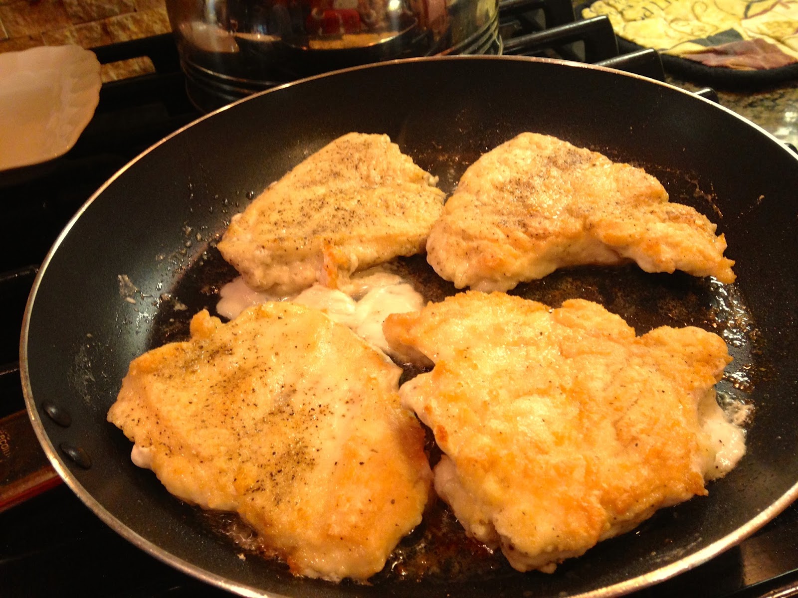 Rita's Recipes: Chicken Scaloppini in Sherry & Red Wine Mushroom Sauce