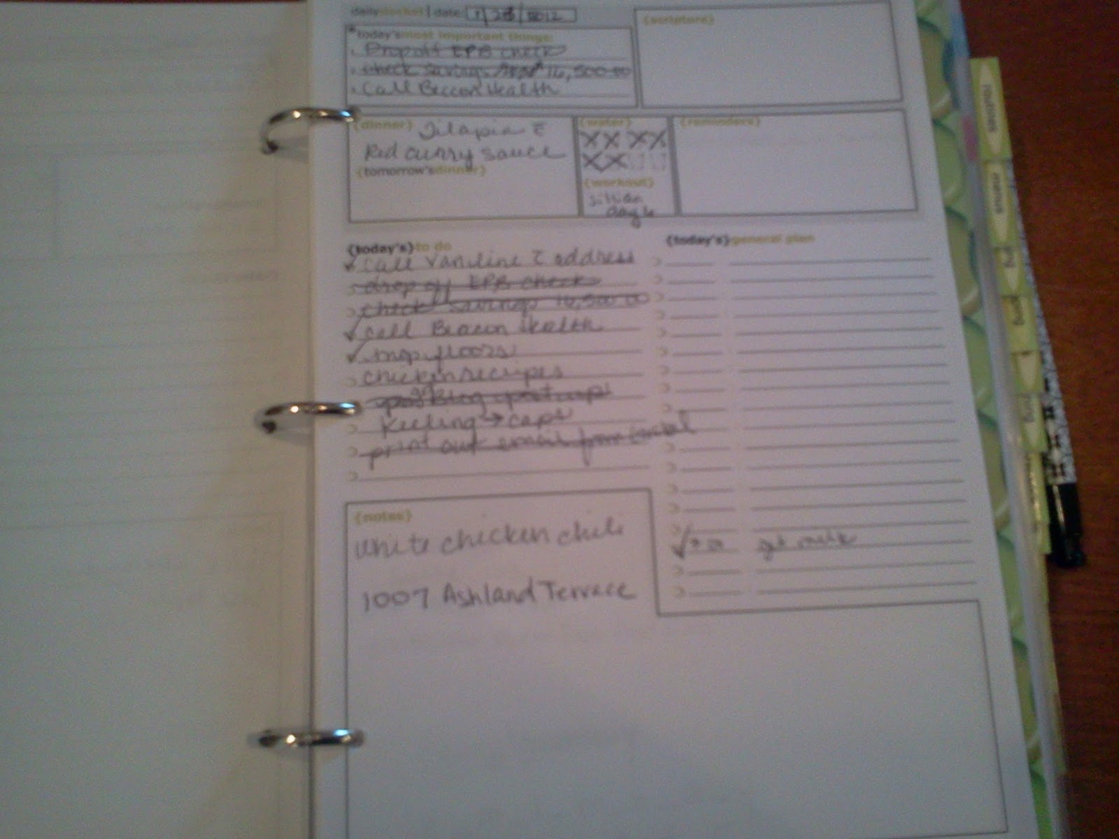 A Healthy Helpmeet: Home Management Notebook Pages: Calendar and Daily ...