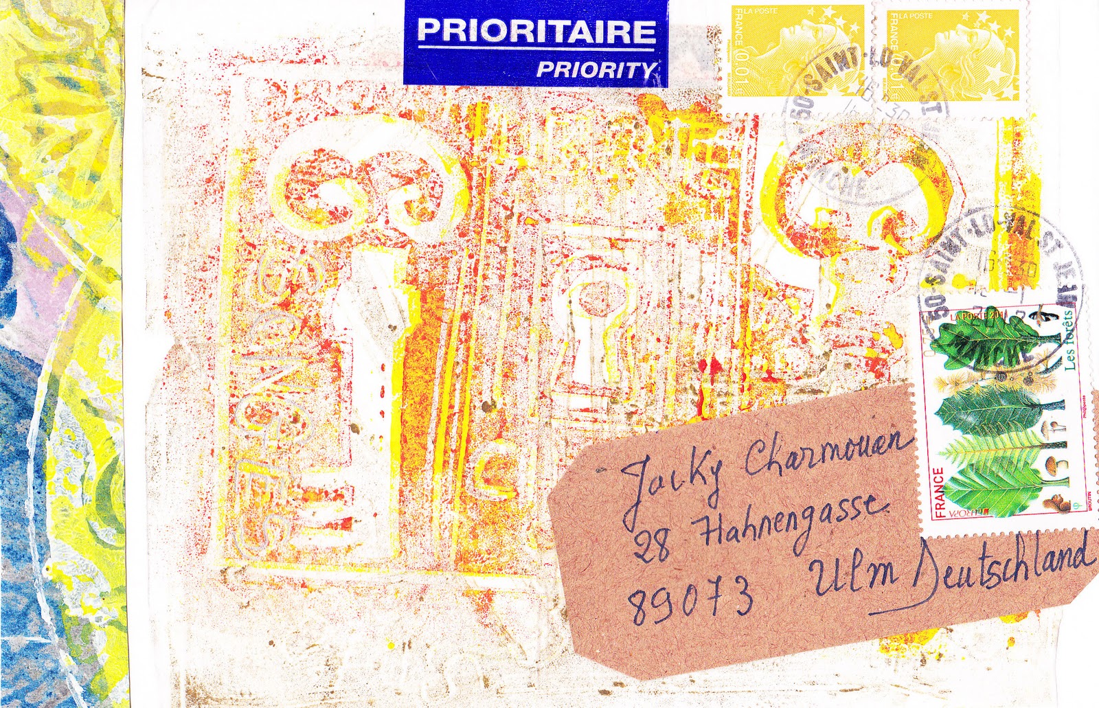 Art postalement votre Art postally yours: Marcelle Simon 2012