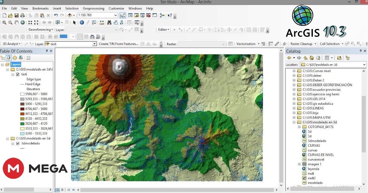 PROGRAMAS GRATIS PARA INGENIEROS: DESCARGAR E INSTALAR ArcGis 10.3 FULL MEGA
