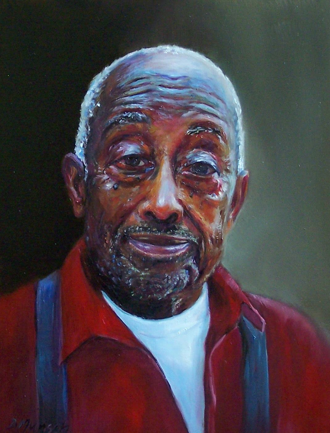 Donna Munsch Fine Art: Original Oil Painting Retired Preacher