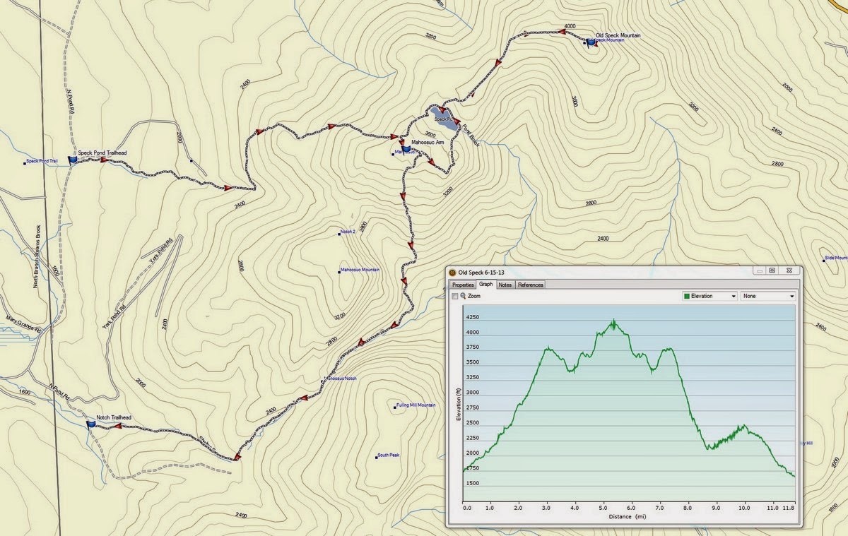 Matt's Hikes: Mahoosuc Range Fun - June 15, 2013