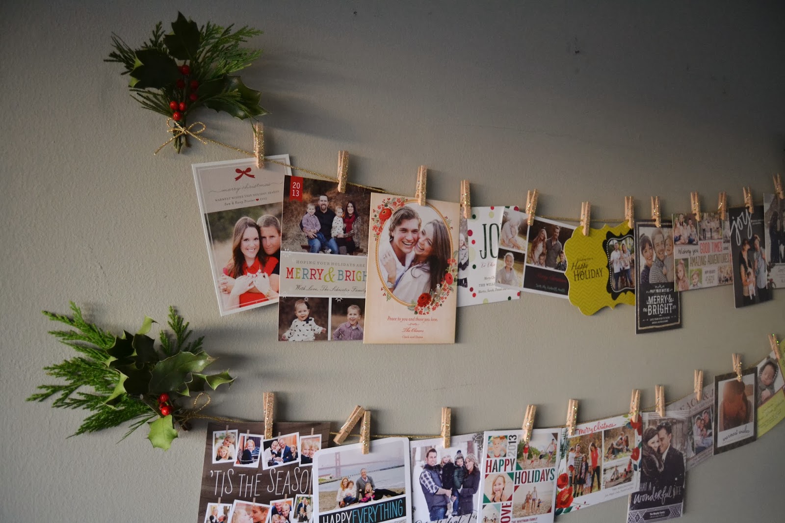 From Foothills to Fog: Simple Holiday Card Display