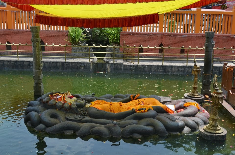 Sleeping Vishnu Temple Kathmandu Nepal | Hindu Devotional Blog