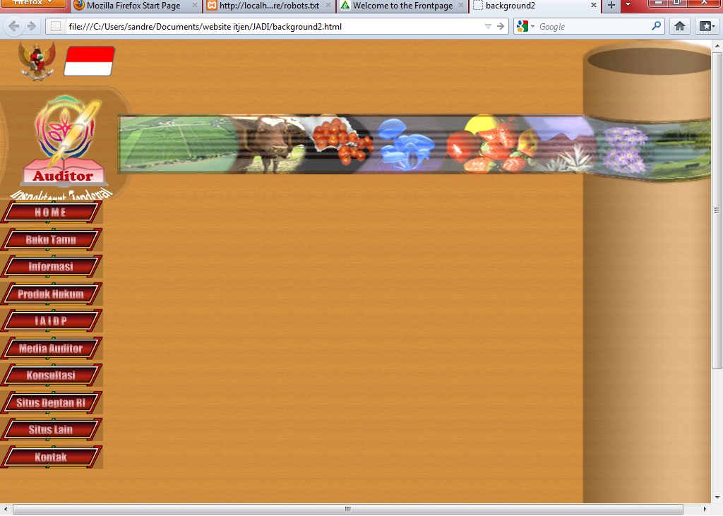 Kumpulan Contoh Web Design Sederhana ~ Marsandre Jatilaksono