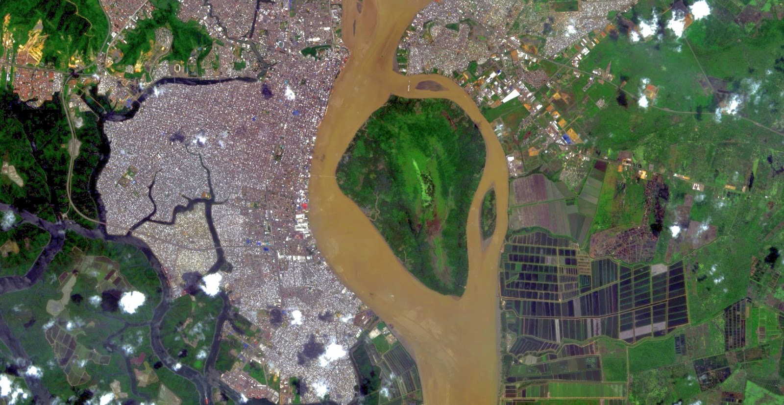 Mapas de la Isla Santay: 2014