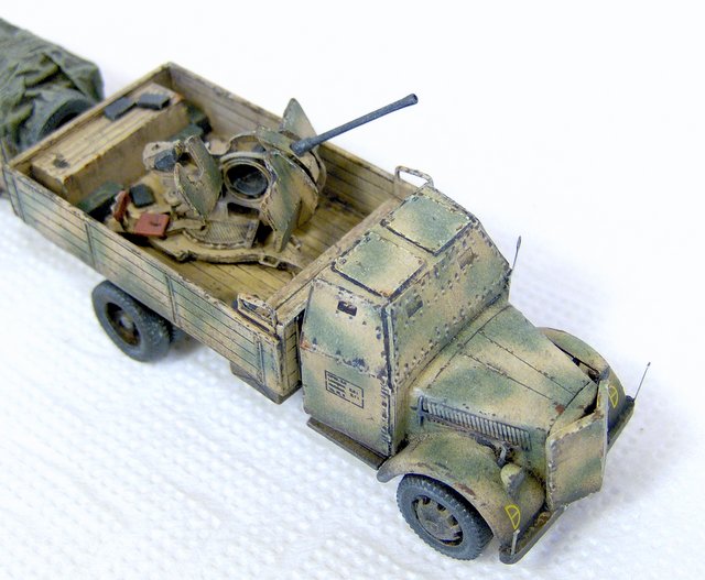 Gulumik Military Models: Opel Blitz armoured cab with Flak 1/72 MAC ...
