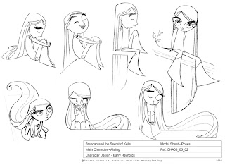 Living Lines Library: The Secret of Kells (2009) - Main Character: Aisling