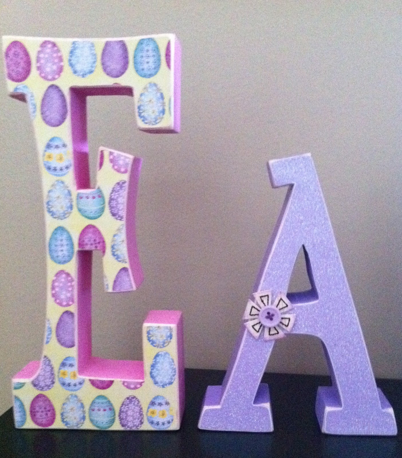 Simply Said Design: Easter Wood Letters