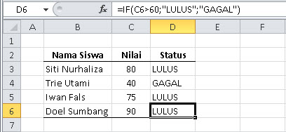 Mengenal Formula pada Excel - Part 16: Fungsi IF - DAPM Kusan Hilir