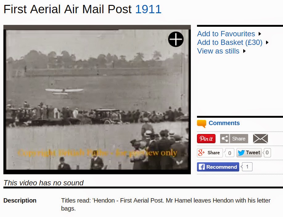 GANDHI STAMPS CLUB: The World's First Official Aerial Post, 1911 - How ...
