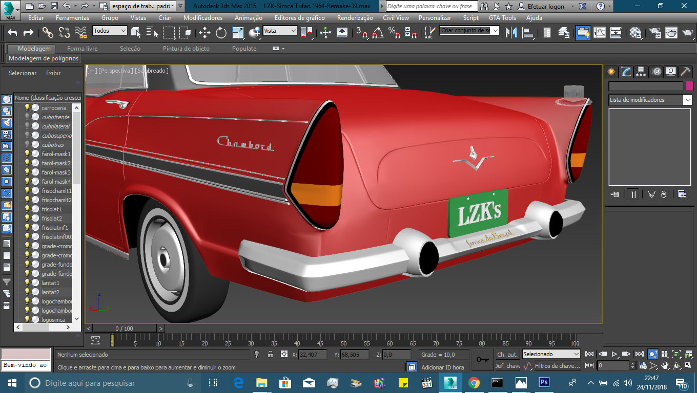 Simca Chambord Tufão 1964 - Exterior concluído ~ CLASSICS 4EVER