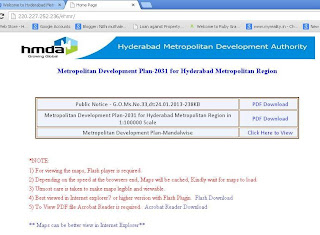 Hyderabad Metropolitan Development Plan for 2031..! ~ Estate, Market ...