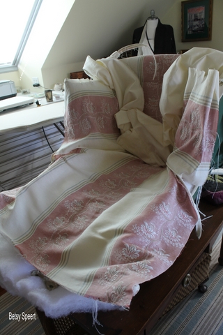 Betsy Speert's Blog: Upholstering the Inside Back of a Chair: Chapter 4