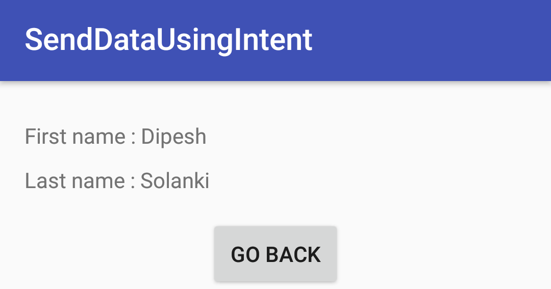 Android Tutorial: How to send values using Intent