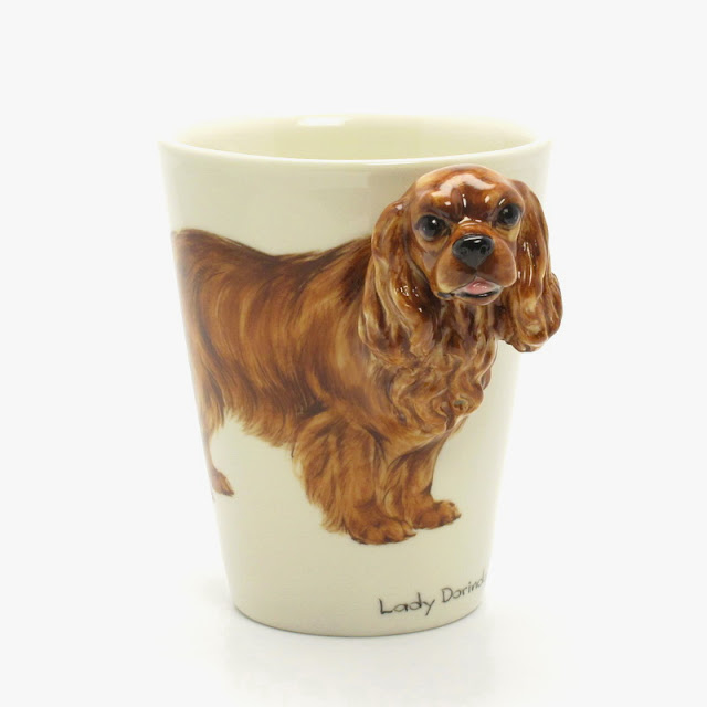 muddymOOd Dog Mugs: Custom Sculpt and Paint Cavalier King Charles ...