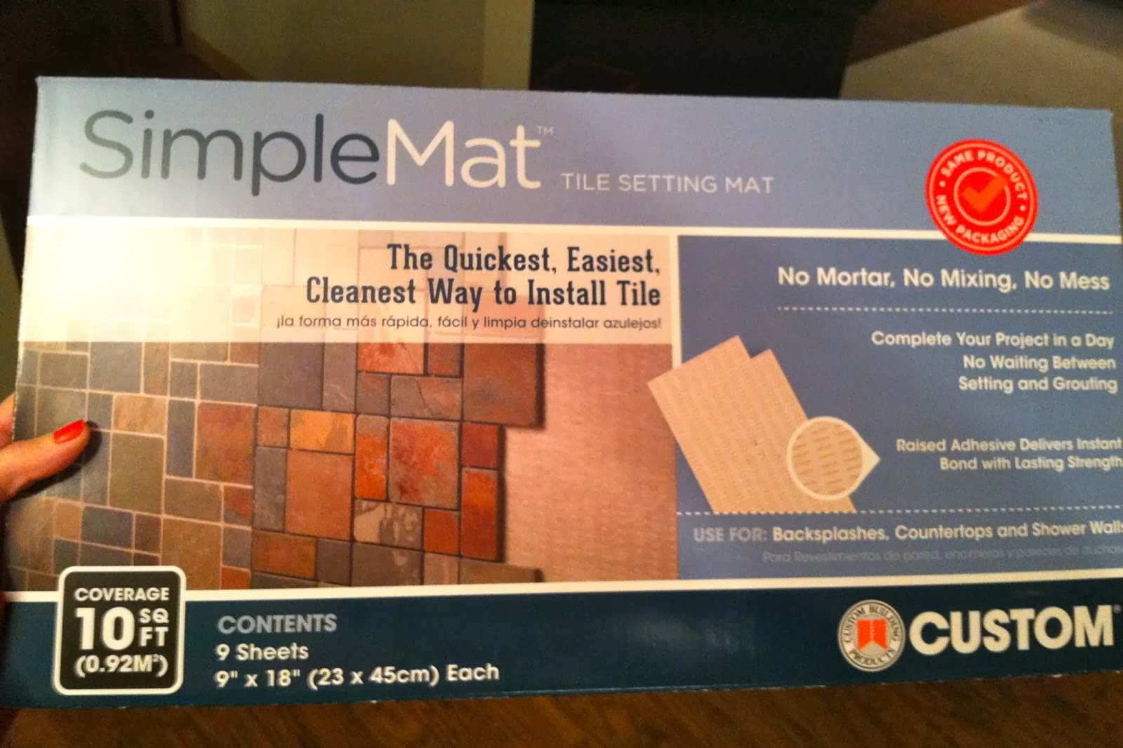 DIY Why Spend More: Putting up a tile backsplash