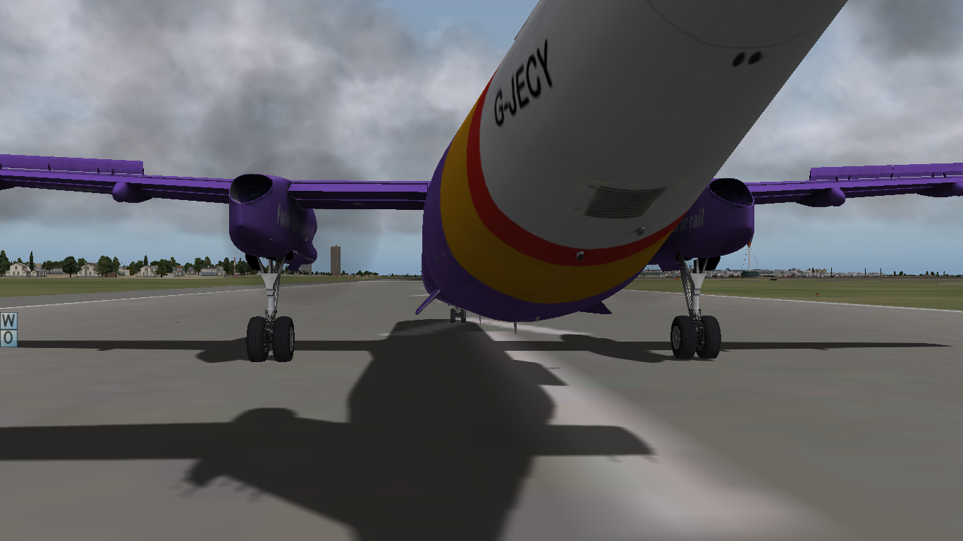 X-Plane: Flybe livery for FlyJSim Dash 8-Q400