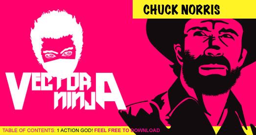 Vector Ninja: Chuck Norris Vector Punch!
