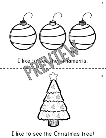 Emily Jane Creates: DECEMBER NO PREP KINDERGARTEN PACKET-OVER 100 PAGES!