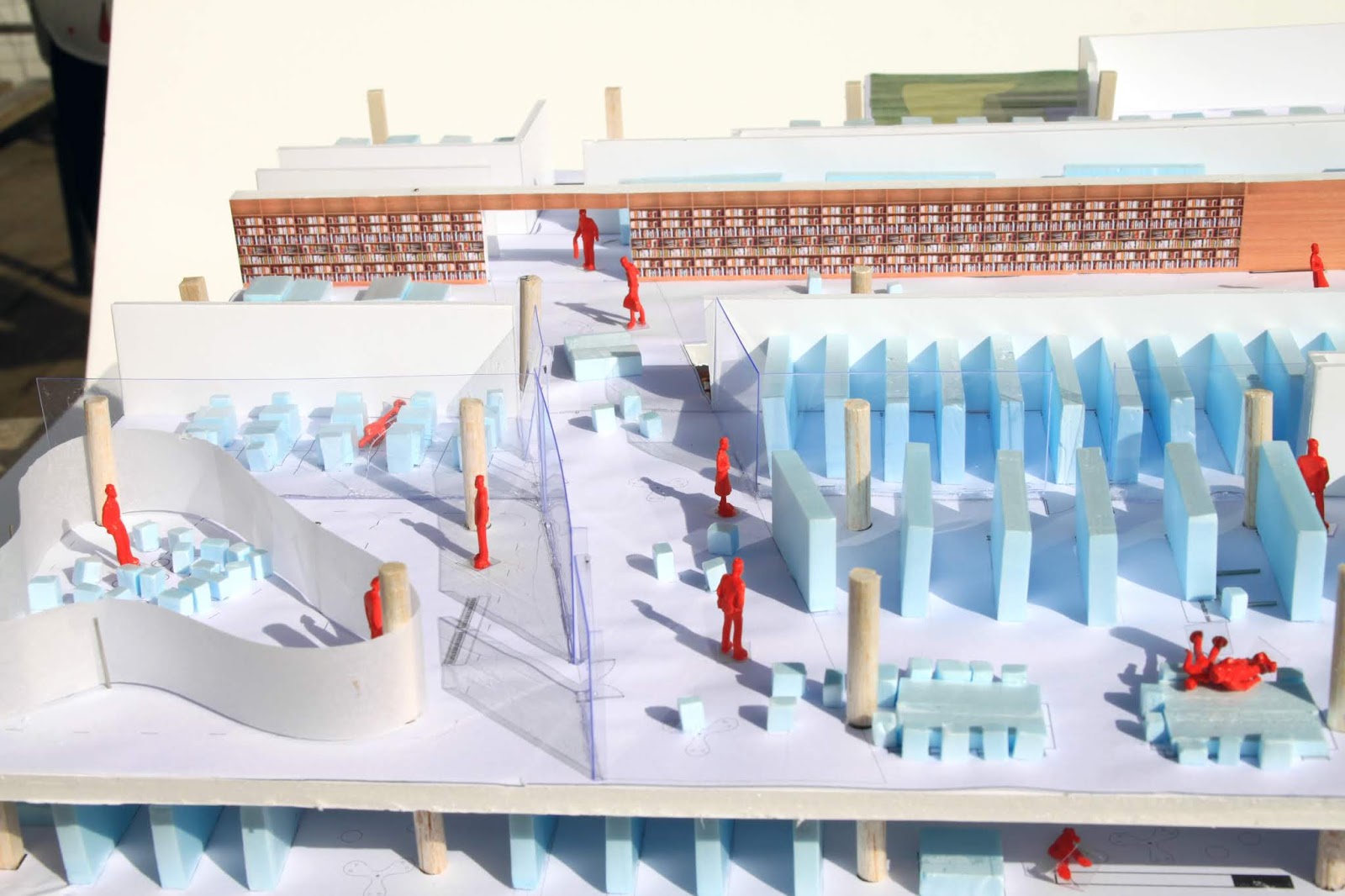 Architects for Urbanity: Varna Library Working model 1:100