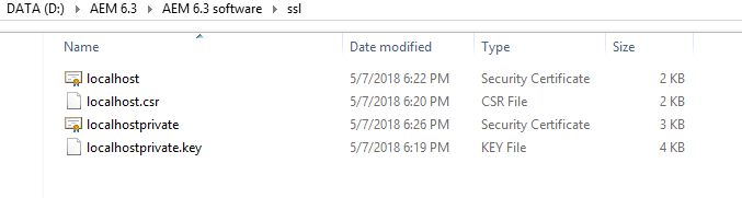 AEM/CQ5 : SSL setup in AEM 6.3 AEM/CQ5 : SSL setup in AEM 6.3
