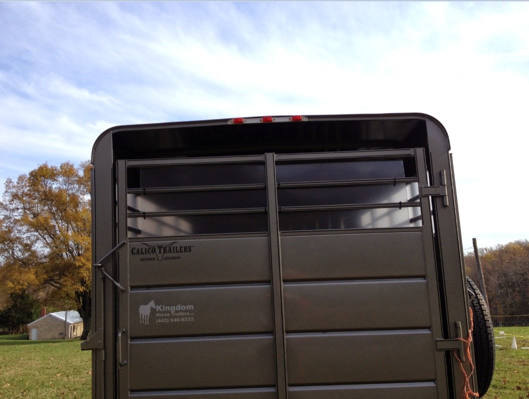 'Fraidy Cat Eventing: enclosing the stock trailer - DIY