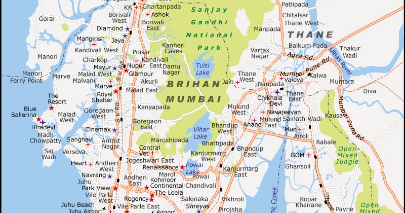 Mumbai india [ bombay ]: mumbai local map
