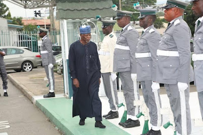 Photos: Newly appointed Customs boss assumes office