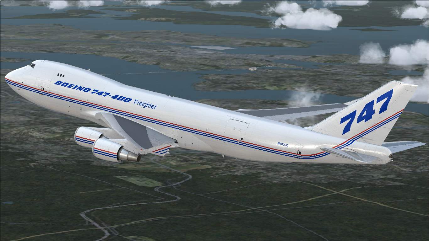 Texturas Brasileiras: Boeing House Colours N6005C Boeing 747-400F