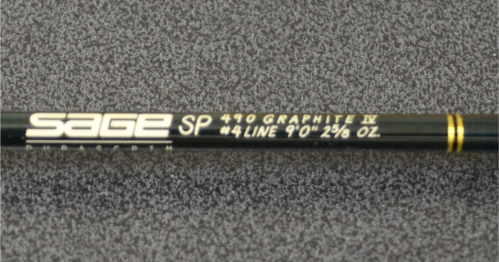 北海道 生活 ブログ 知内釣遊記 食事 釣り: SAGE SP 490 GRAPHTE IV #4 LINE 9'0" 2 5/8 OZ