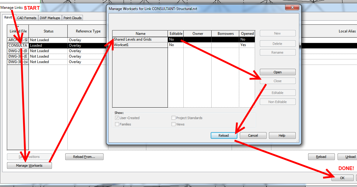 Using Revit Server with Linked Models